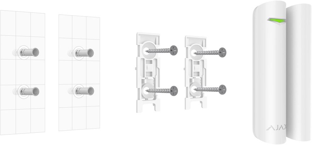 DoorProtect Plus — Wireless magnetic opening detector with shock and ...